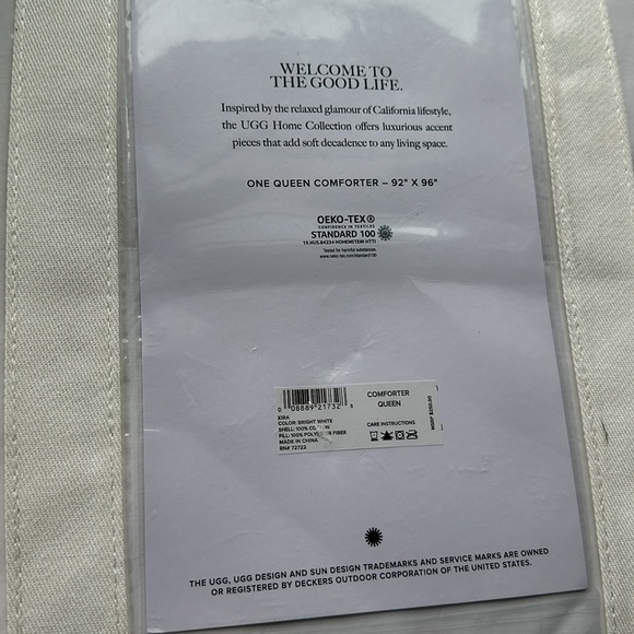 UGG | Bedding | Ugg Kira Down Alternative Comforter Size Queen | Poshmark